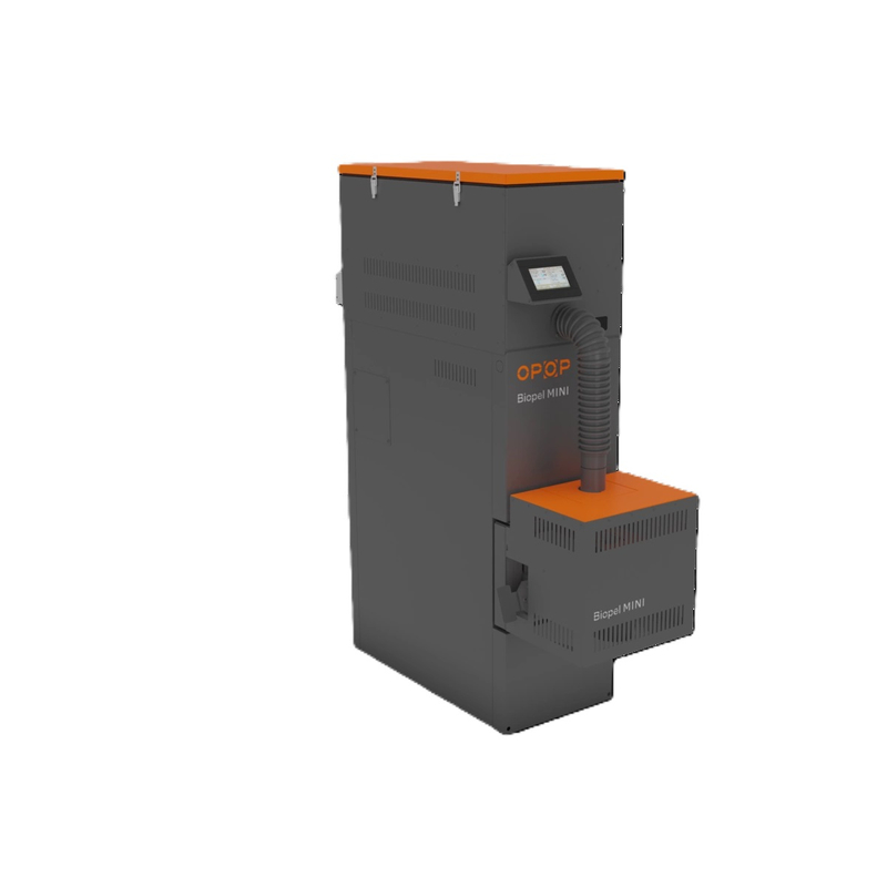 Kotel na pelety OPOP Biopel Mini Tower SET 21/V9 řídící jednotka, 21 kW ...