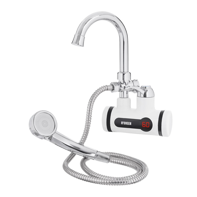 Elektrický průtokový bateriový ohřívač vody N´OVEEN IWH370 nástěnný, se ...