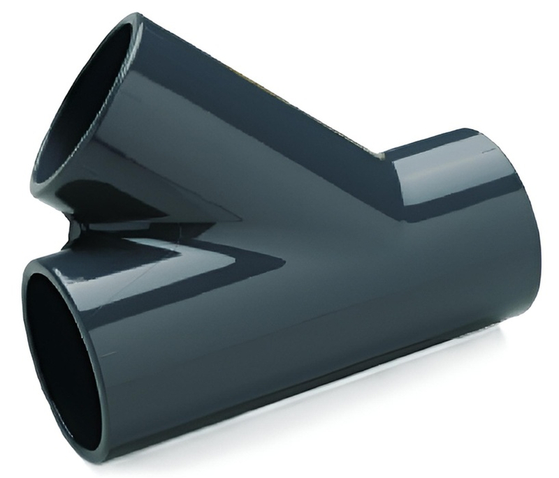 T-kus 45° tlakový PVC-U Plimat, d40 x 40 x 40 mm, lepení x lepení x ...